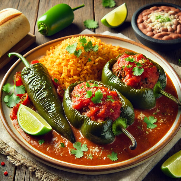 Chile Rellenos - Chile stuffed with ground beef Typical Mexican – Owen ...